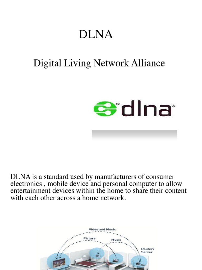 DLNA | PDF | Streaming Media | Computer Network