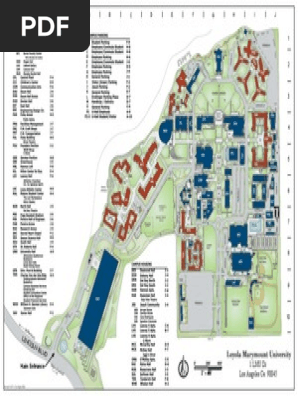 Loyola Marymount University Map