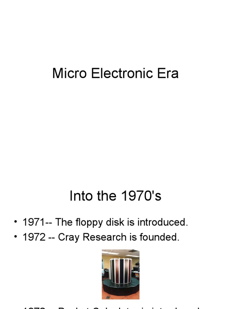 1 Microelectronic | PDF | Personal Computers | Ibm Pc Compatibles