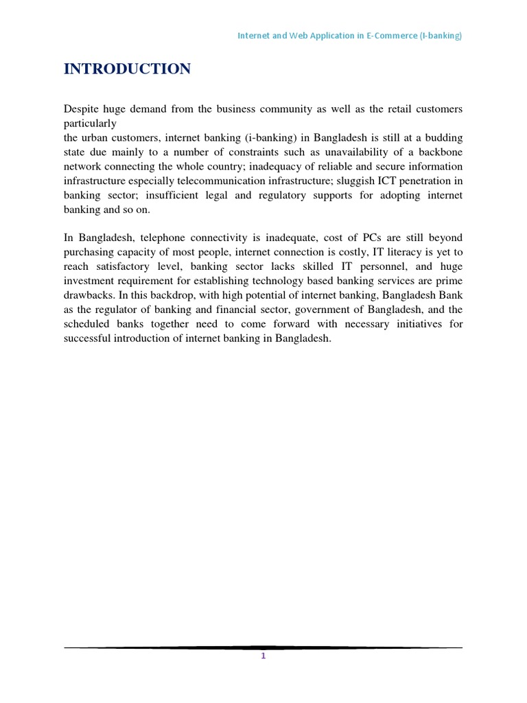 Online Banking Term Paper | Online Banking | E Commerce