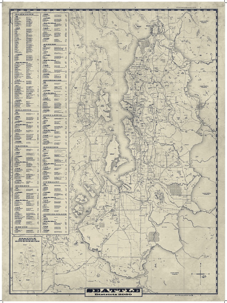 SR2050 Seattle Districts | PDF