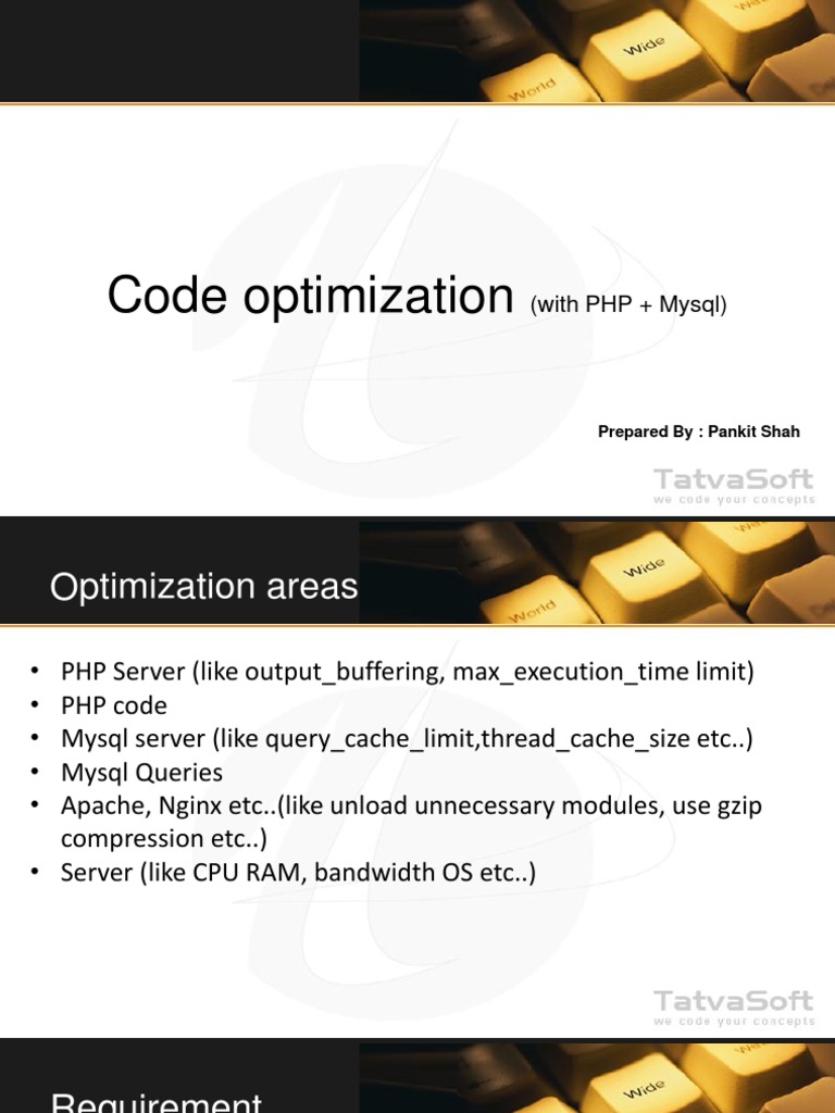 Code Optimization | PDF | Business | Computers