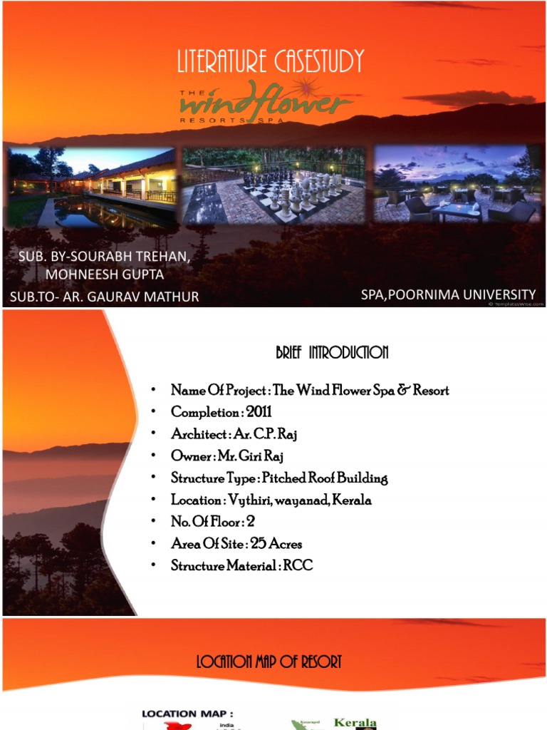 Case Study: The Wind Flower Resort | PDF | Home & Garden