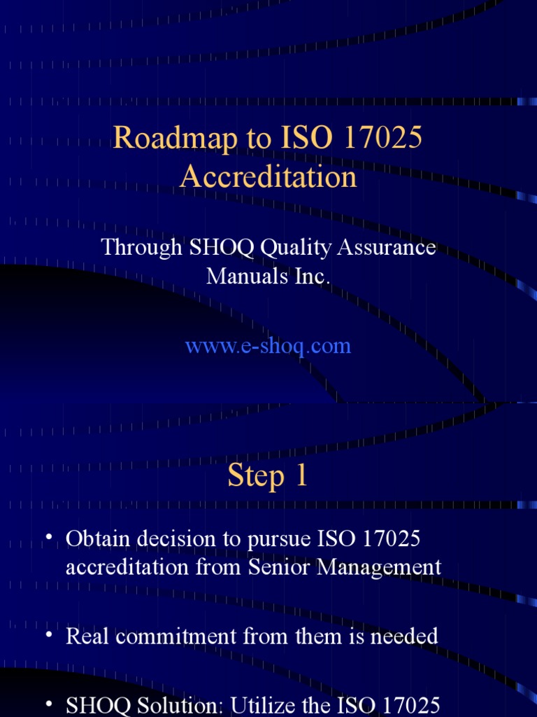 Roadmap To ISO 17025 Accreditation | PDF