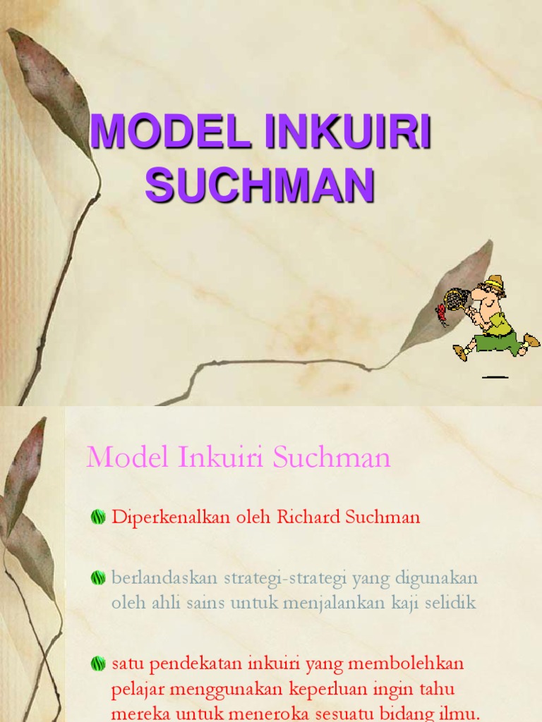 Model Inkuiri Suchman | PDF | Pengembangan Diri