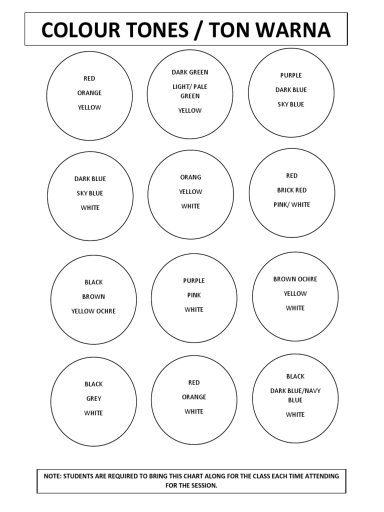 Ton Warna | PDF