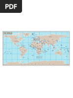 1945 World Political Map Overview | PDF | Island | British Empire