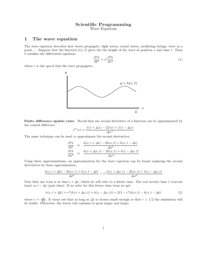 Wave Equation | PDF | Wave Equation | Waves