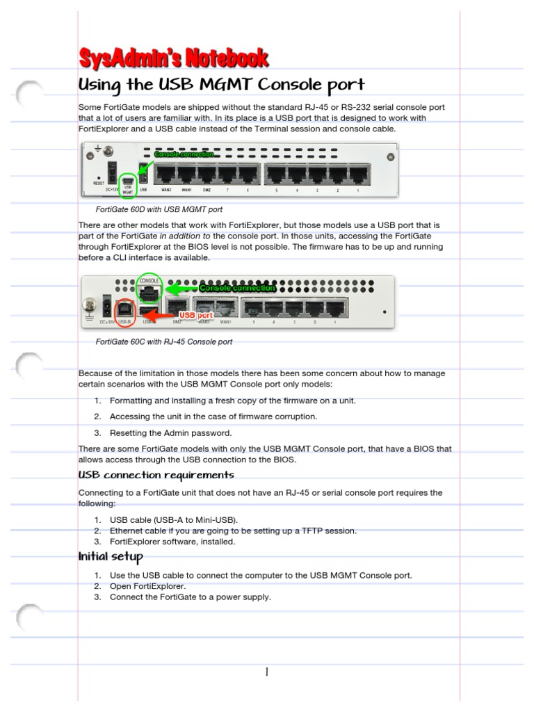 Using The USB MGMT Console Port | PDF | Booting | Command Line Interface