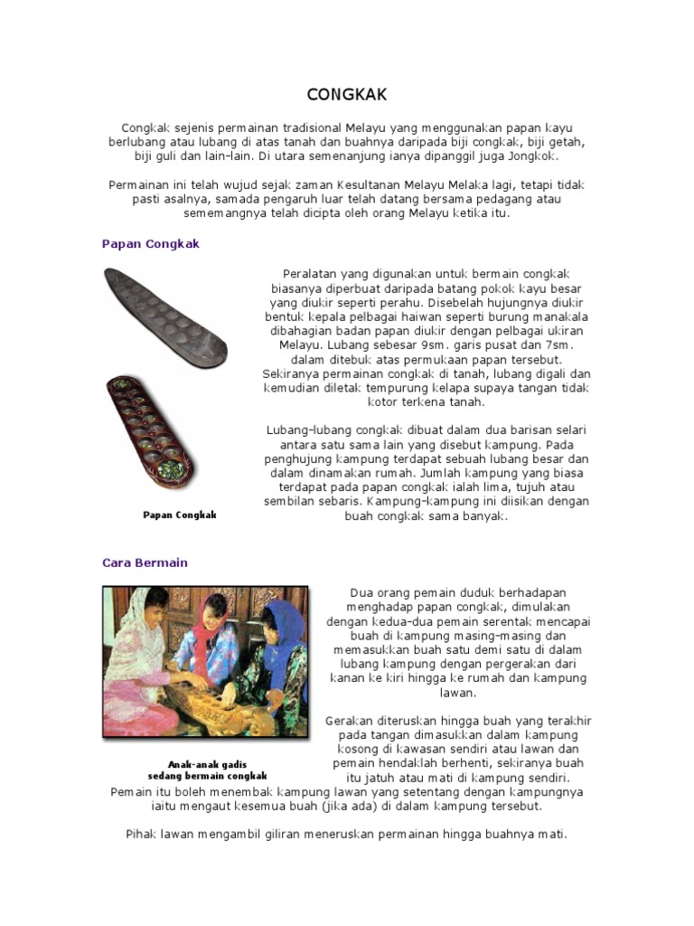 Congkak | PDF