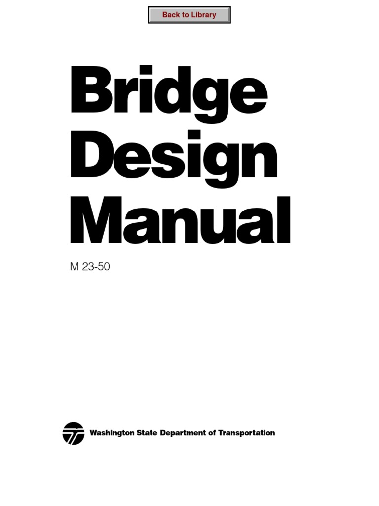 Bridge Design Manual | PDF