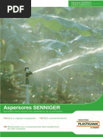 Ficha Tecnica Aspersores Serie 30 y 40 1 | PDF