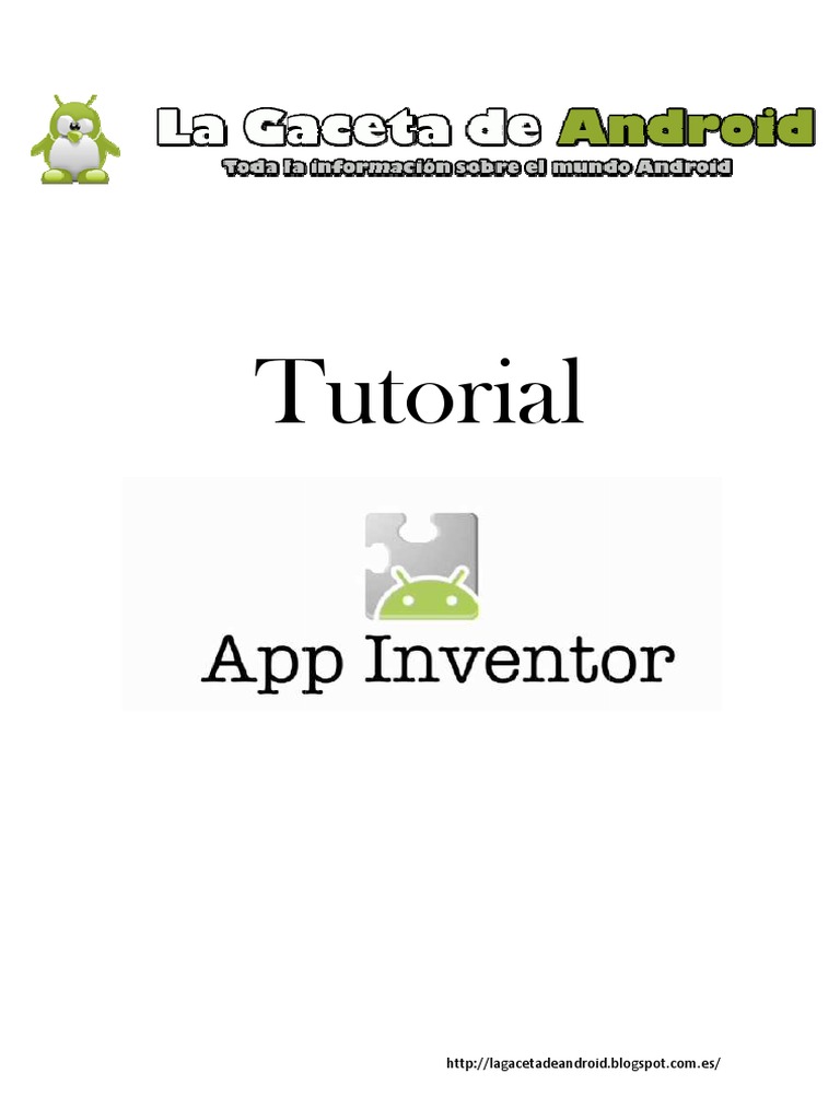 Tutorial App Inventor Rev1 | PDF | Google Chrome | Aplicación movil