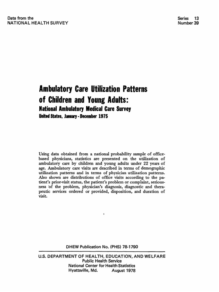 Ambulatory Care Patterns | PDF | Specialty (Medicine) | Family Medicine