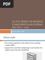 Wood Shear Wall Design Example | PDF | Framing (Construction) | Wall