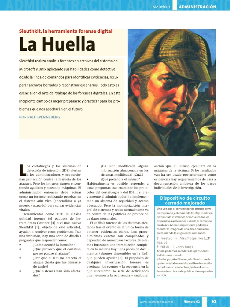 Análisis Forense con Sleuthkit | PDF | Archivo de computadora | Gestión de datos