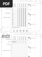 Firefly Crew Sheet