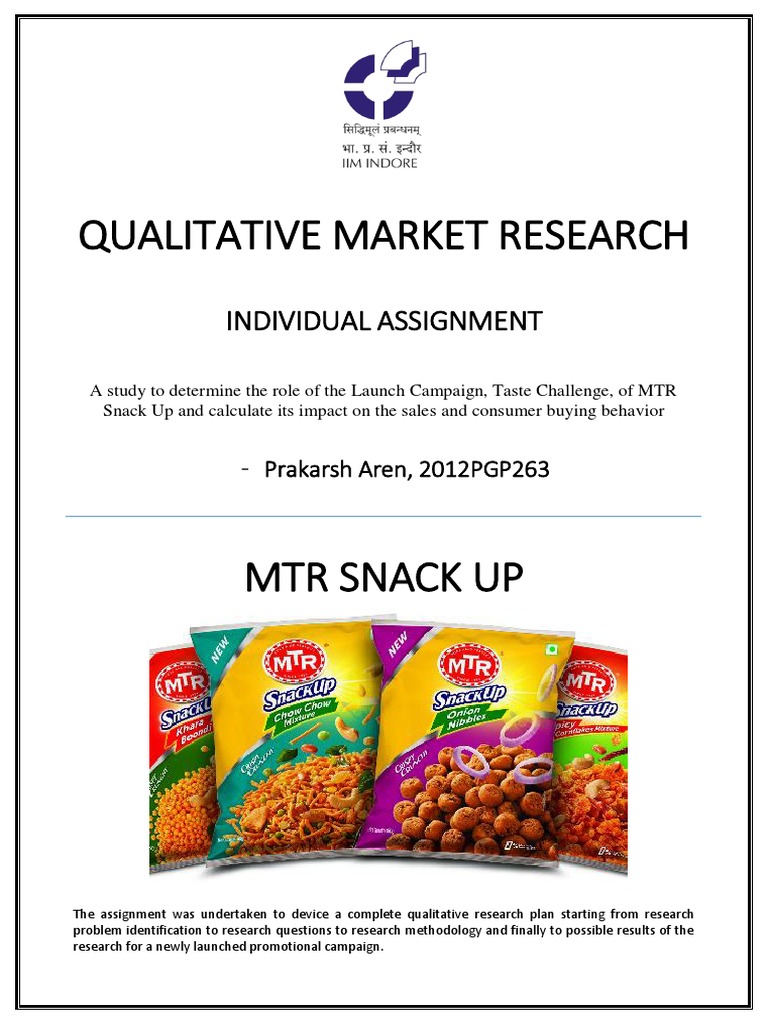 QMR Assignment | PDF | Behavior | Retail
