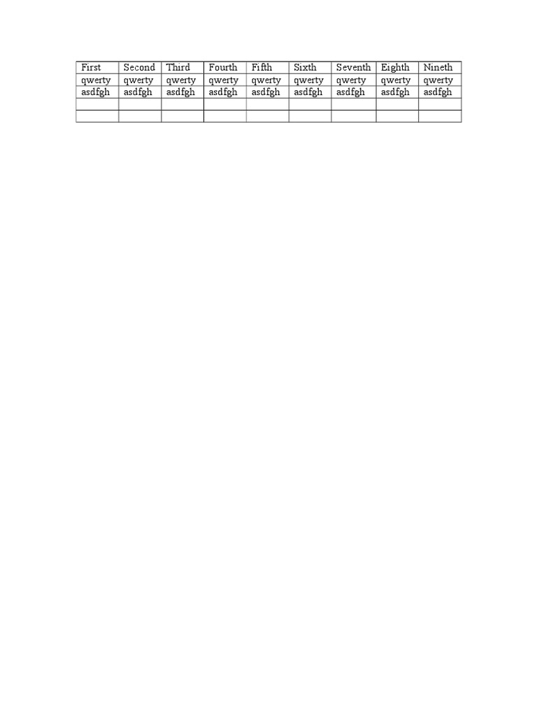 QWERTY Patterns and Variations | PDF
