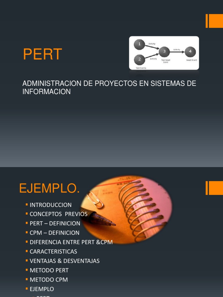 Ejemplo Metodo Pert | PDF | Planificación | Ciencia de sistemas