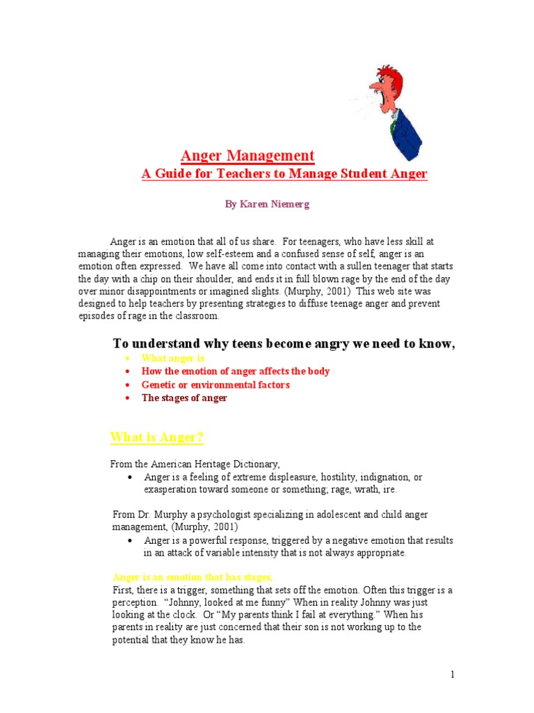 Anger Management | PDF | Anger | Emotions