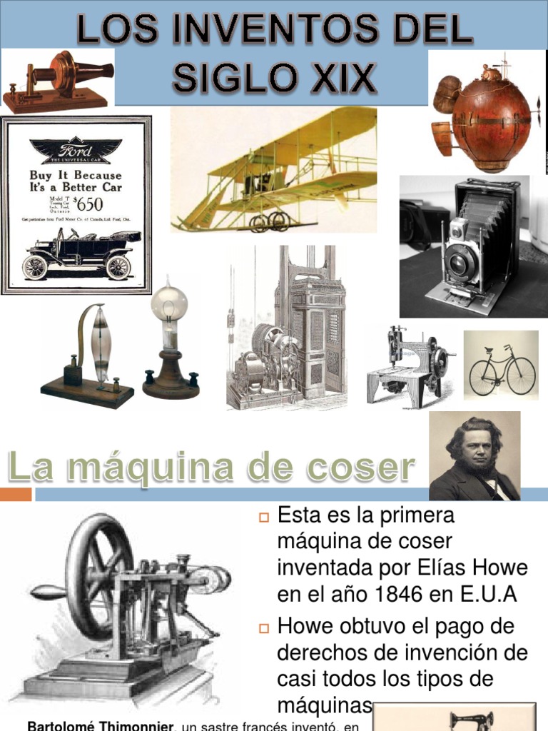 Invenciones Anteriores Al Siglo Xix