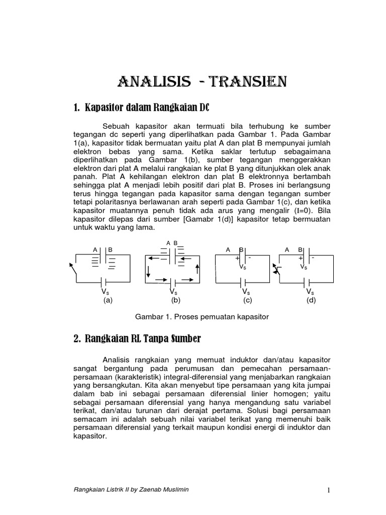 Analisis Transien | PDF | Sains & Matematika