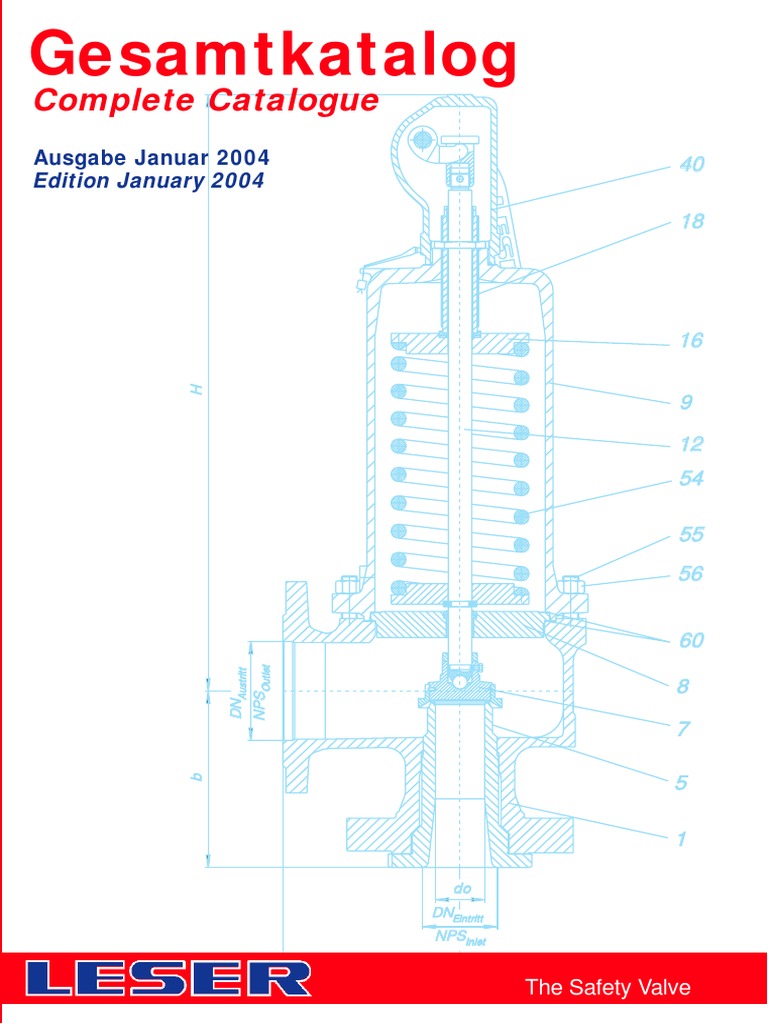 Complete - Catalogue - Safety Relief Valve Leser | PDF