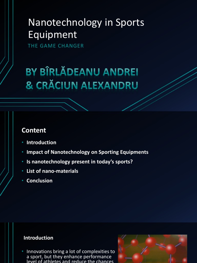 Nanotechnology in Sports Equipment | PDF | Nanotechnology | Materials Science