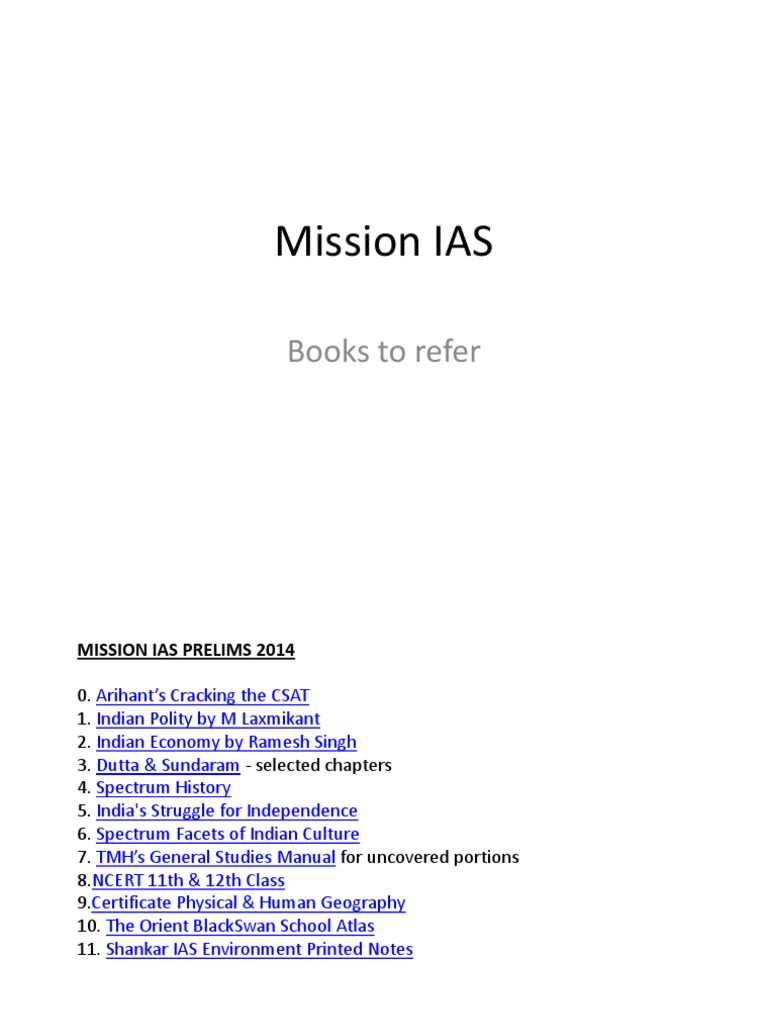 Mission IAS | PDF | Social Science