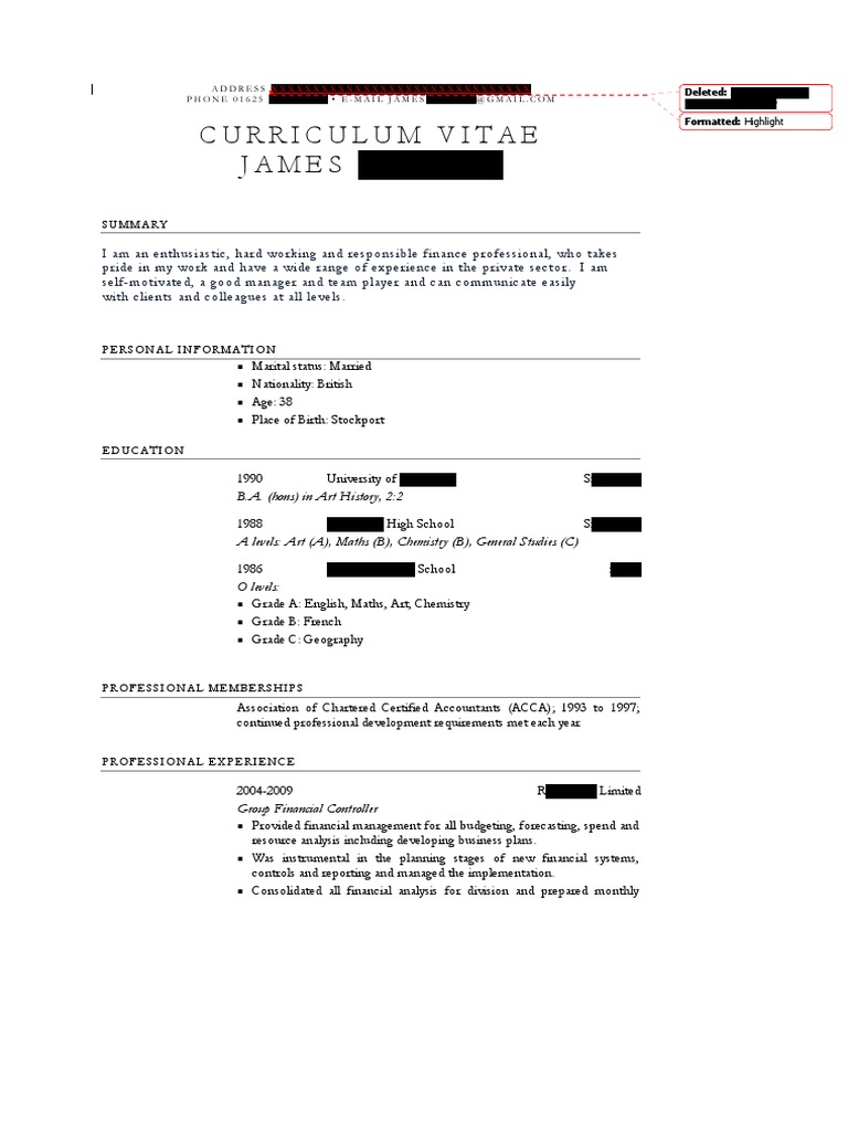 Bad CV | PDF | Credit (Finance) | Business Economics