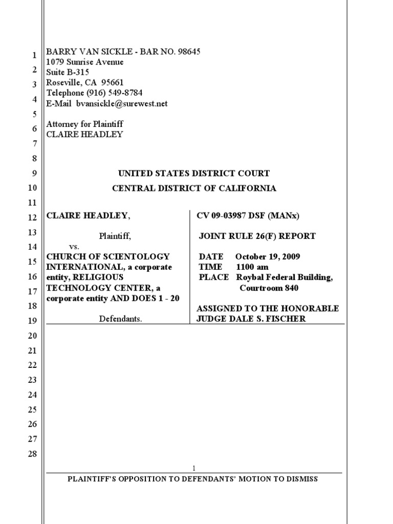 Joint Rule 26 Report | Overtime | United States Labor Law