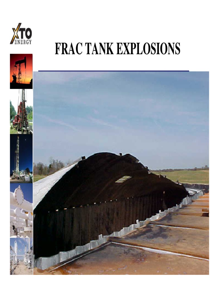 XTO Frac Tank Explosion STEPS | PDF | Electrostatics | Gases