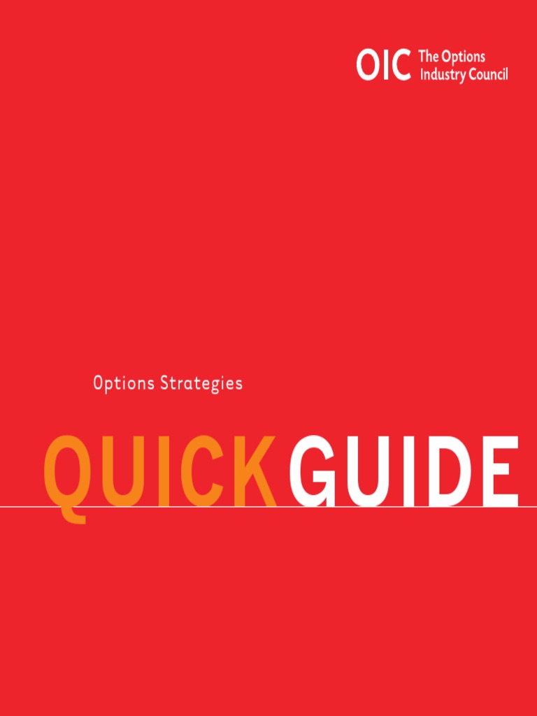 Options Strategies Quick Guide | PDF