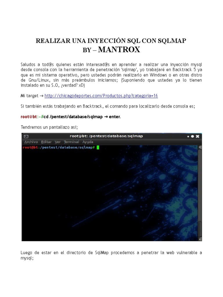 Sqlmap Basico | PDF