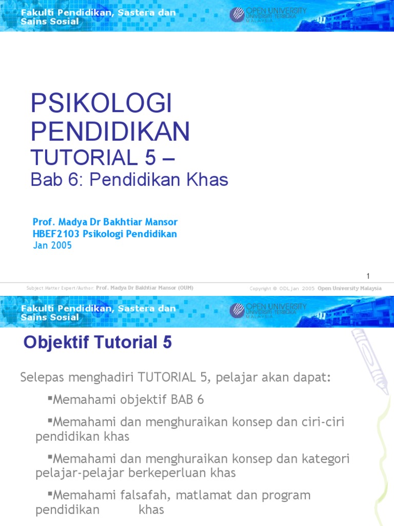 HBEF2103 (T5) Psikologi Pendidikan | PDF