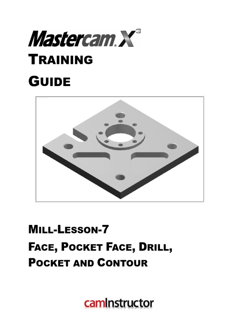 Mill Lesson 7 | PDF | Drilling | Numerical Control