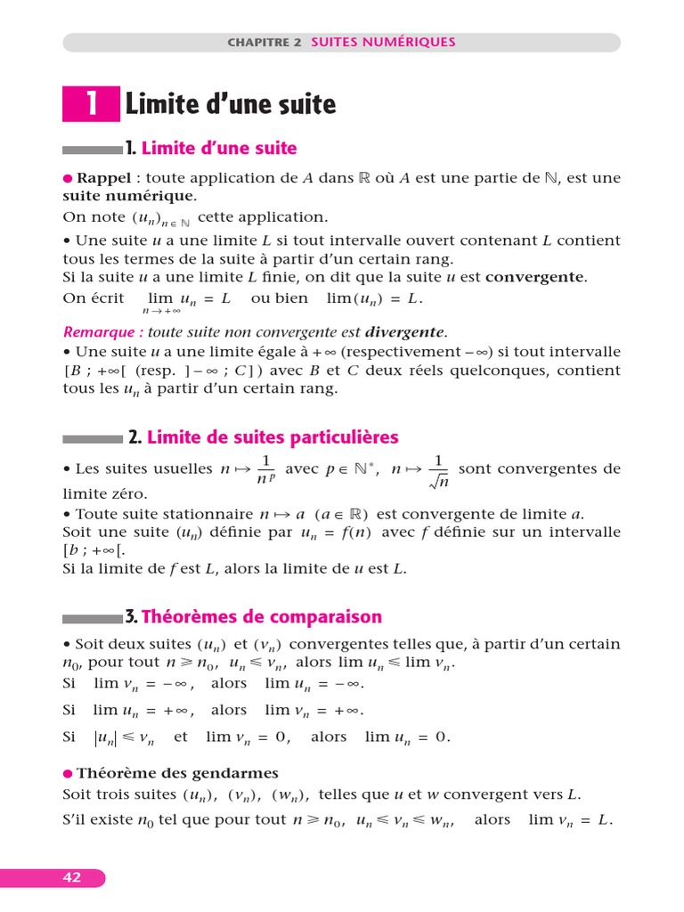 TS Chap 2: Cours Sur Les Suites | PDF | Séquence | Fonction monotone