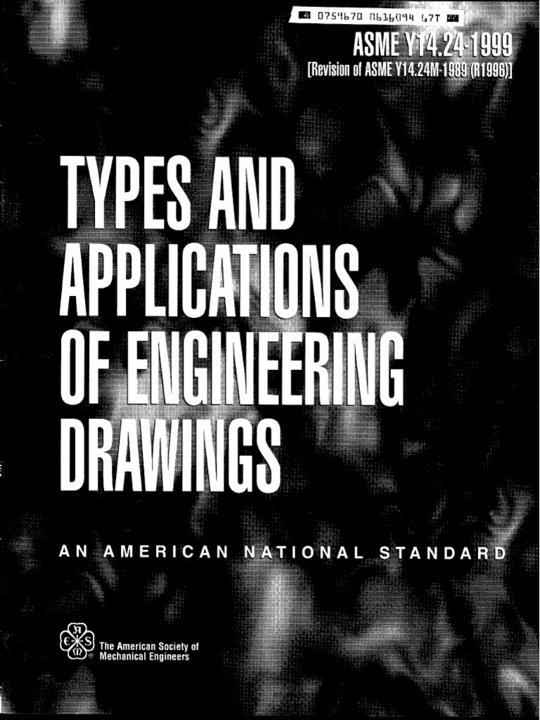 ASME Y14-24 99 Types y Aplications of Engineering Drawings | PDF ...