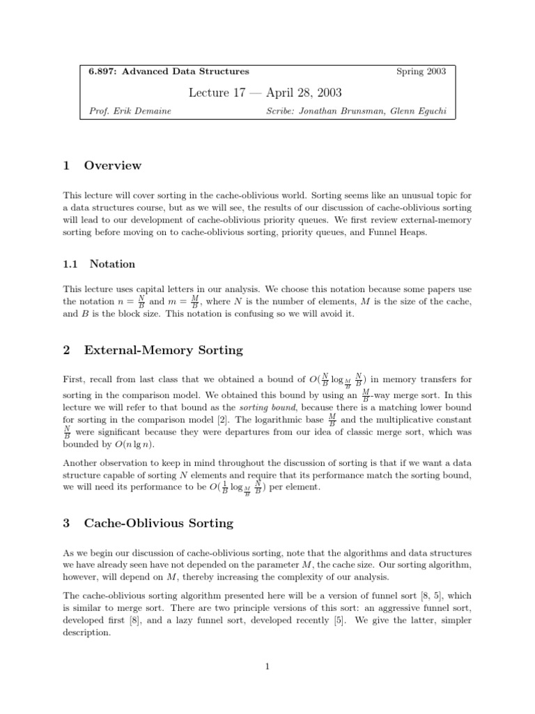 Lecture 17 Pdf Algorithms And Data Structures Teaching Mathematics 