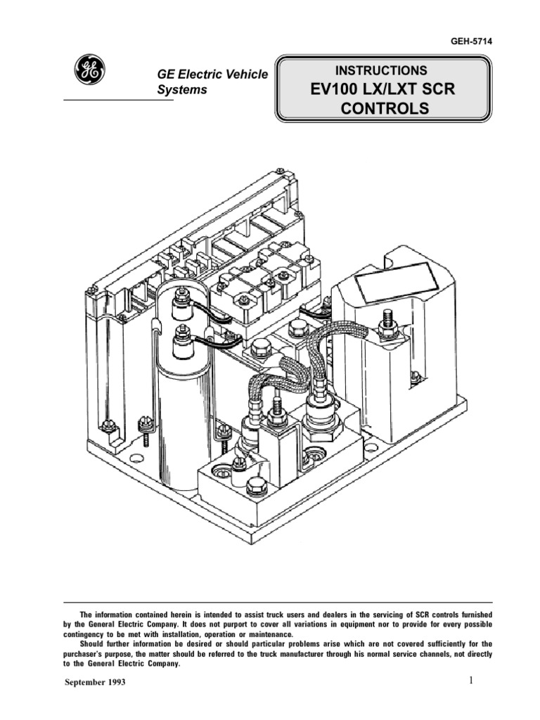EV100LX Instructions With EV200 Supplement | PDF | Electric Motor | Switch