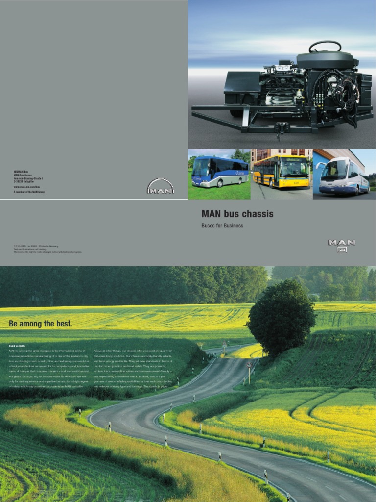 MAN Bus Chassis | PDF | Suspension (Vehicle) | Bus
