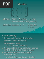 Sifat dan Jenis Matriks Identitas | PDF
