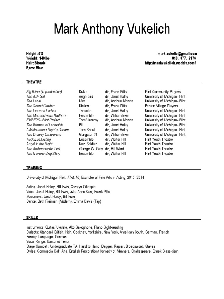 M Vukelic Resume | PDF | Social Science