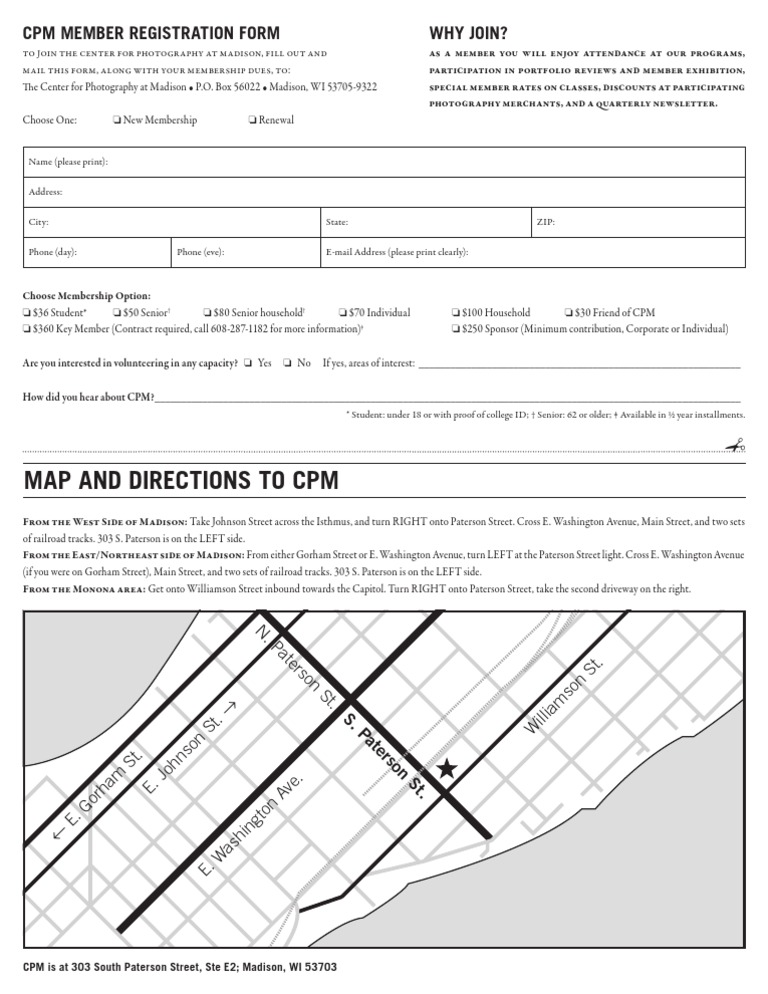 Join the Center for Photography | PDF