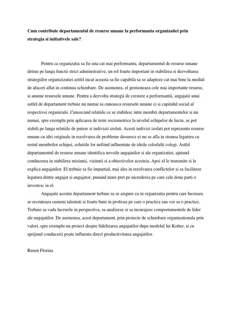 Eseu Scoala de Vara | PDF