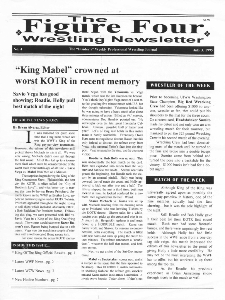 Figure Four Weekly #4 | PDF