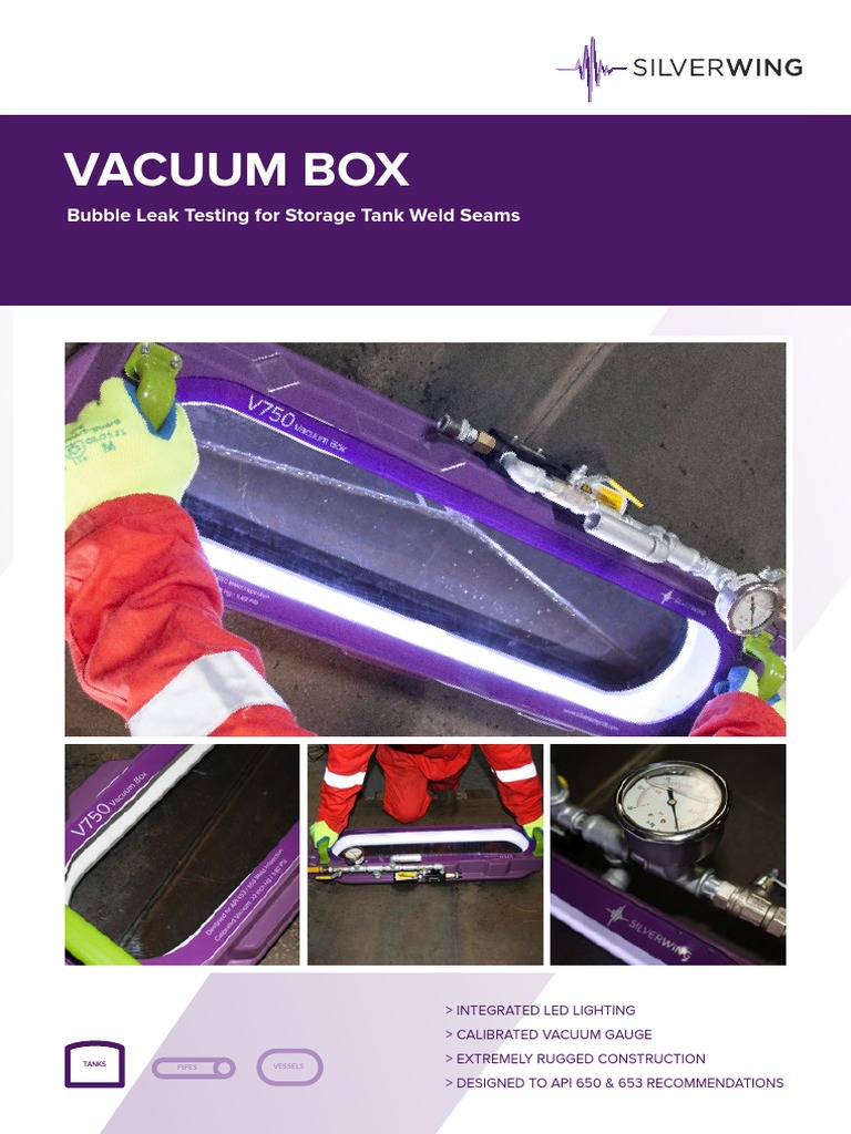 Vac Box Bubble Leak Testing Acessories | PDF | Vacuum | Pressure ...