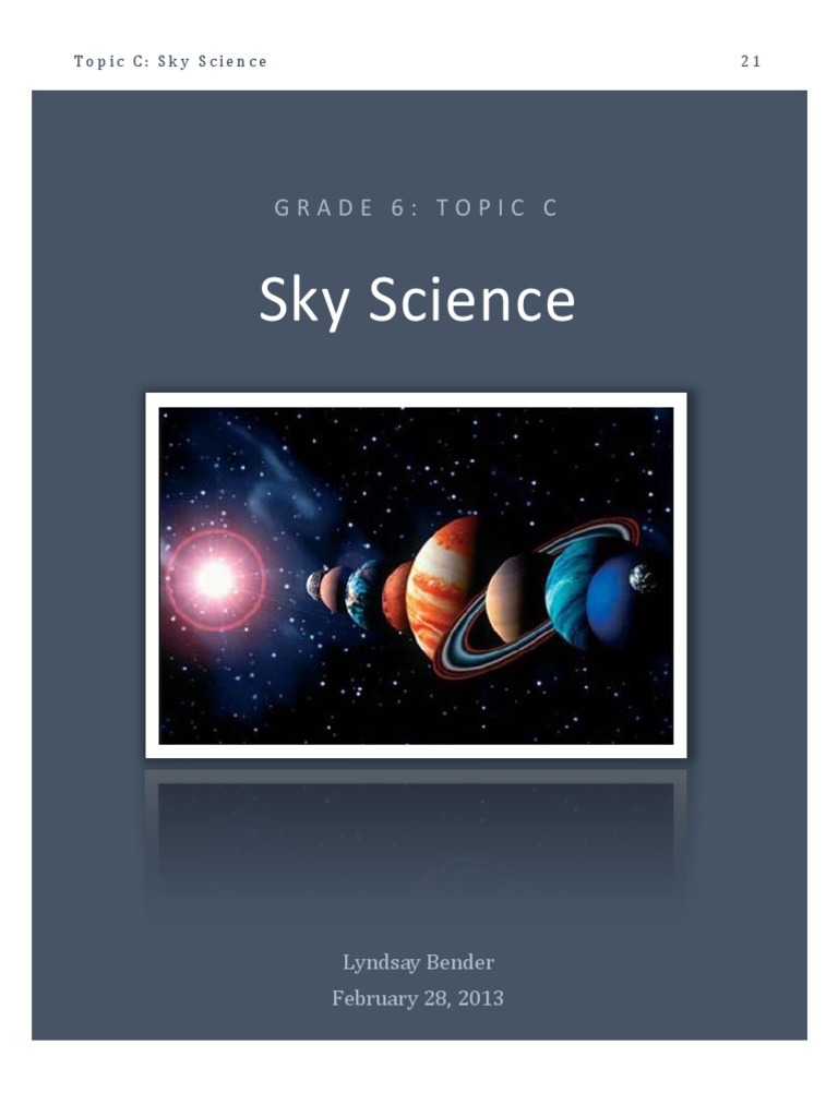 Lyndsaybender Unitplan | Download Free PDF | Night Sky | Educational ...