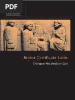 Eduqas GCSE Latin Vocabulary List | PDF | Linguistic Morphology ...